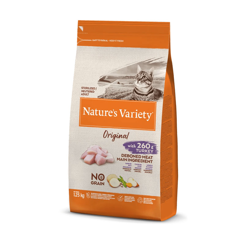 Nature's Variety original bez žitarica ćuretina za sterilisane mačke 7kg