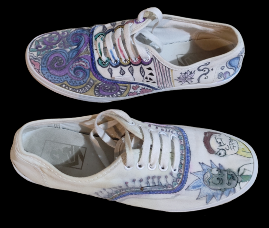 Vans hand painted 39