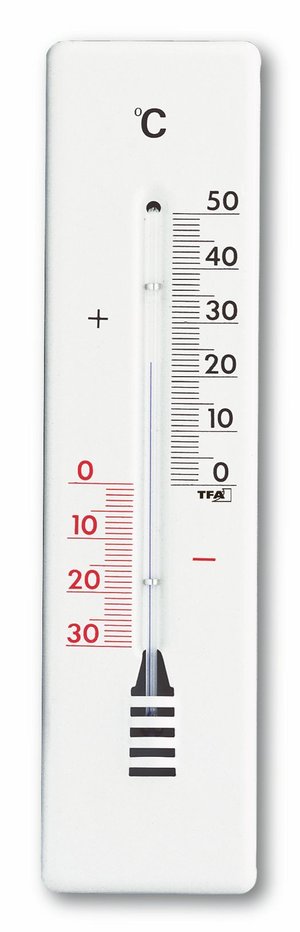 Termometar - spoljni/sobni, metalni (12.2009)
