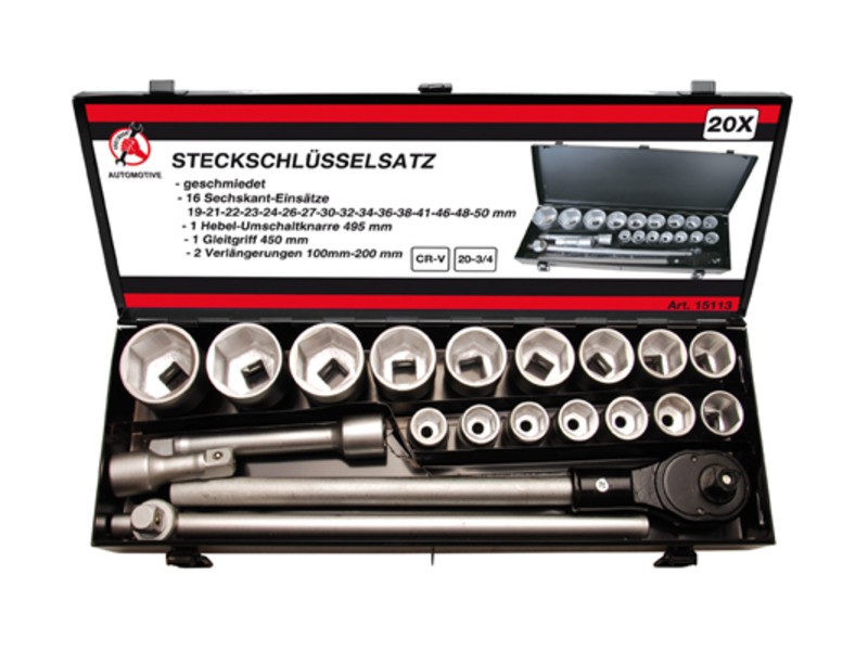 Set gedora 3/4" 20 komada