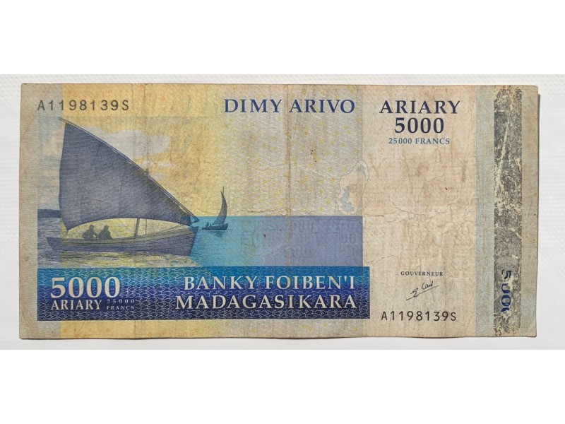 MADAGASKAR 5000 Ariary