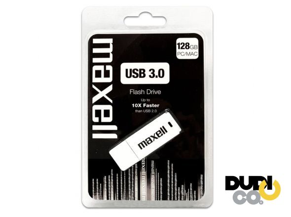 MAXELL USB 128GB 3.0 WHITE