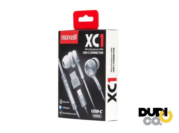 MAXELL XC1 USB-C Slušalice bele