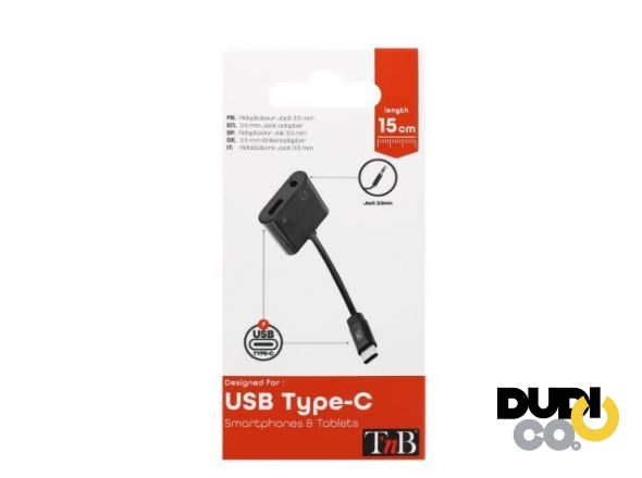 TNB ADAUSBCJAC ADAPTER USB-C DZEK 3,5MM na USB-C