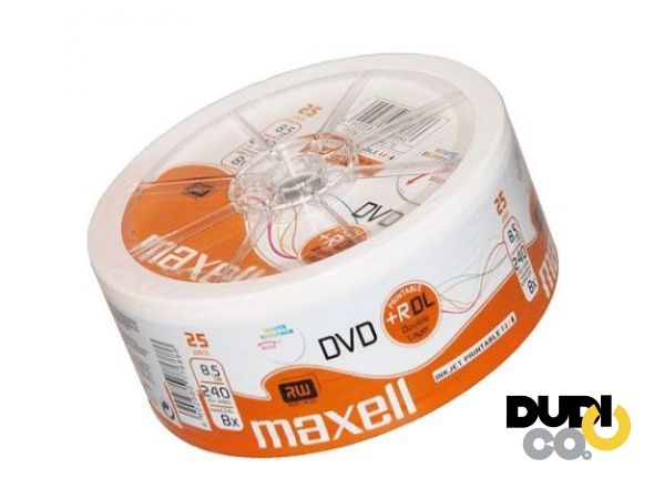 MAXELL DVD+R 8.5GB DUAL LAYER ECONOMIC 25S PRINTABLE