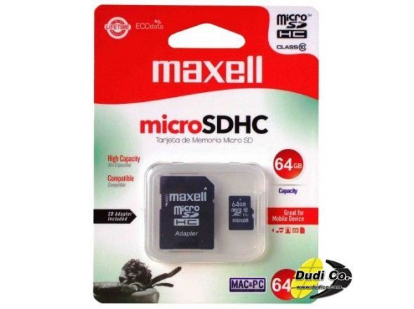 Maxell micro SDHC od 64 GB Maximum