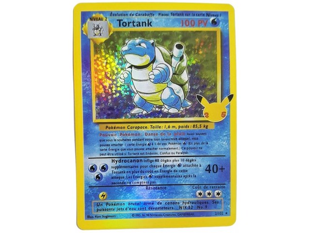 Pokemon karta Tortank sijajuca Blastoise Pokemoni karte