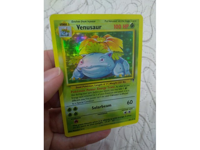 Pokemon karta Venosaur sijajuca - Pokemoni karte