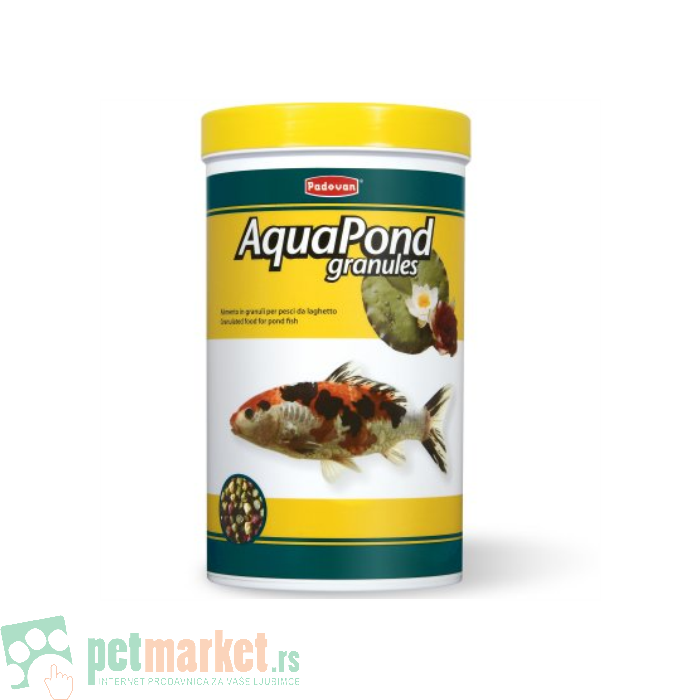 Padovan: Hrana za ribice koje žive u jezercima AquaPond Granules, 1 l
