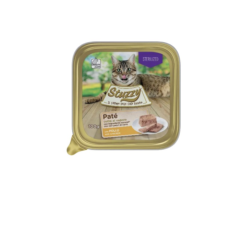 Stuzzy Pate Cat Sterilized pašteta piletina 100g