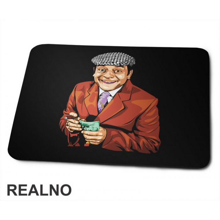 DEL BOY - CARICATURE - ONLY FOOLS AND HORSES - MUCKE - PODLOGA ZA MIŠ