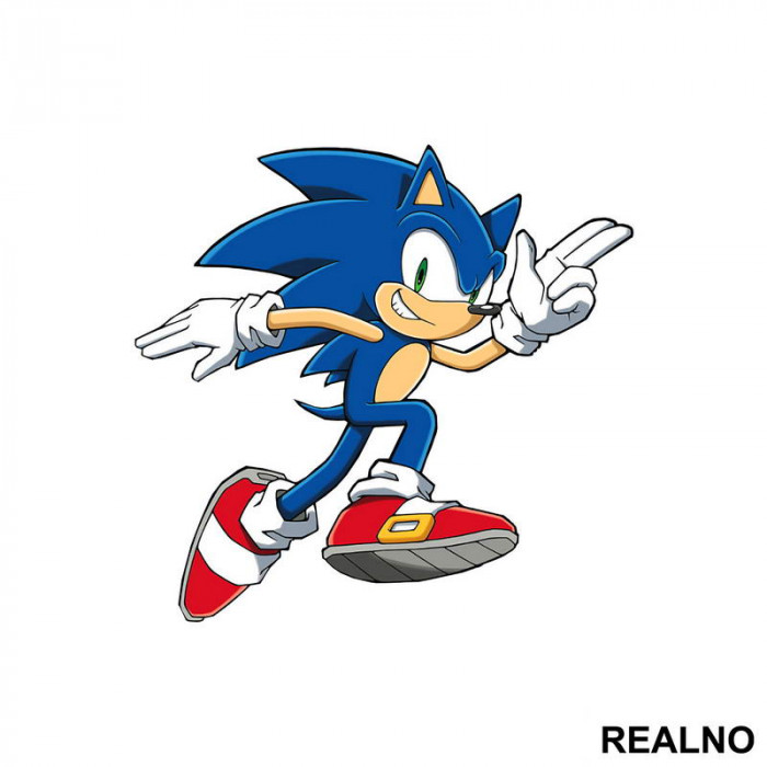 RUNNING - SONIC - NALEPNICA