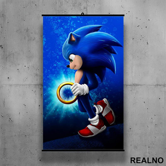 WITH GOLDEN RING - SONIC - POSTER SA NOSAČEM