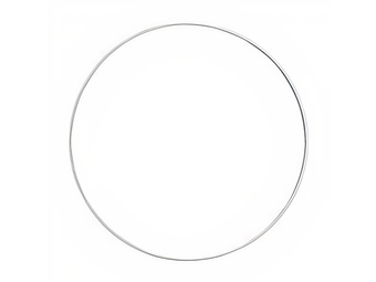 Beli metalni krug za završnu obradu 1 kom - izaberi veličinu