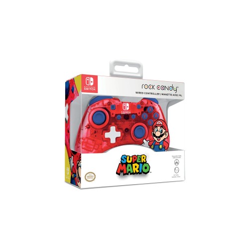 Nintendo Switch Wired Controller Rock Candy Mini Mario