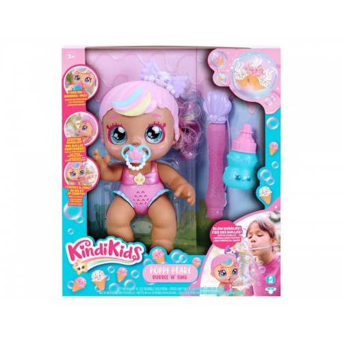 Kindi kids bubble sing poppi pearl doll