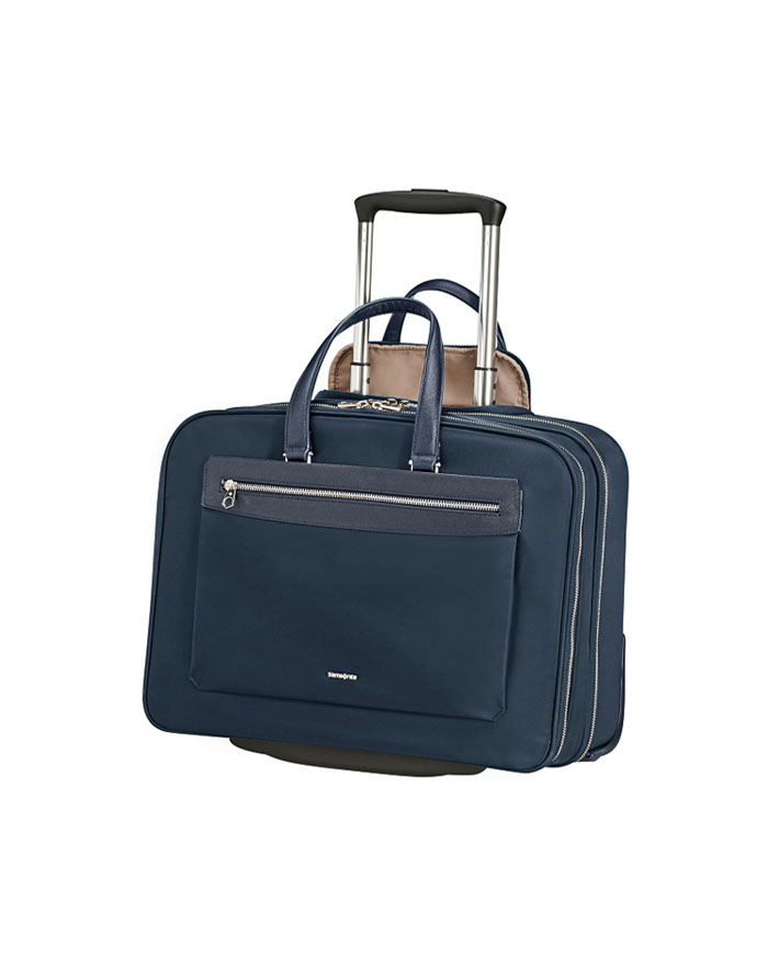 PUTNA TORBA ZALIA 2.0-ROLLING TOTE 15.6″ MIDNIGHT BLUE TROLLEY Samsonite