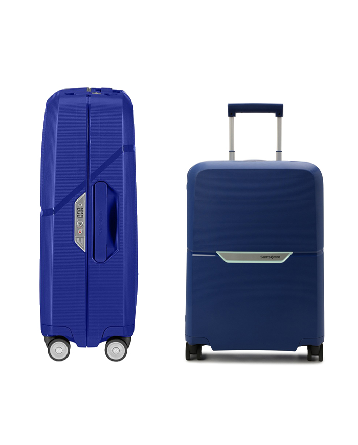 KOFER MAGNUM SPINNER 55/20 COBALT BLUE TROLLEY Samsonite