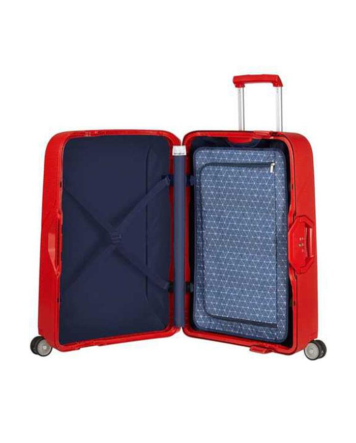 KOFER MAGNUM SPINNER 69/25 BRIGHT RED TROLLEY Samsonite