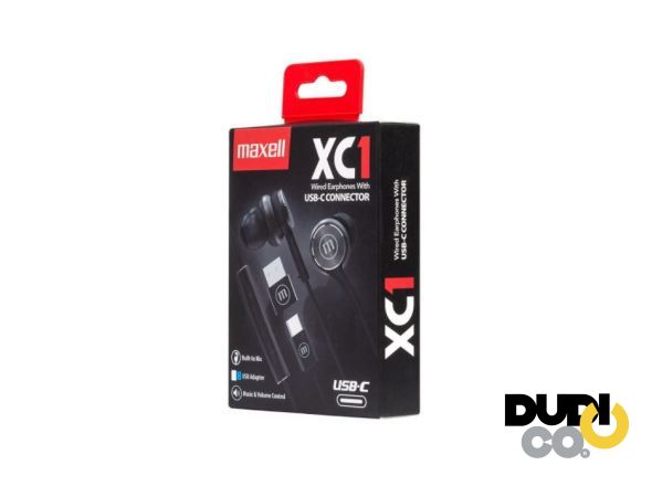 MAXELL XC1 USB-C Slušalice crne