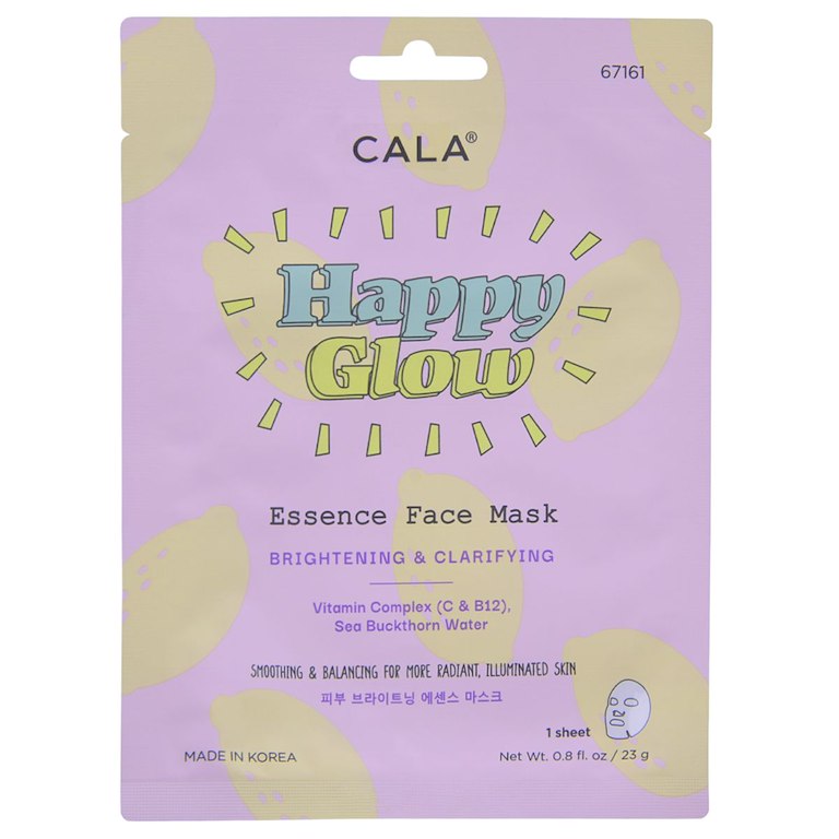 Korejska sheet maska za posvetljivanje kože lica CALA Happy Glow 23g