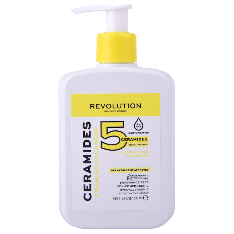 Gel za čišćenje lica za normalnu i masnu kožu REVOLUTION SKINCARE ceramidi 236ml