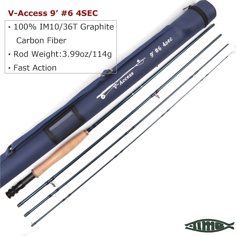 Fly Fishing Rod V Access 9" #6 4 psc