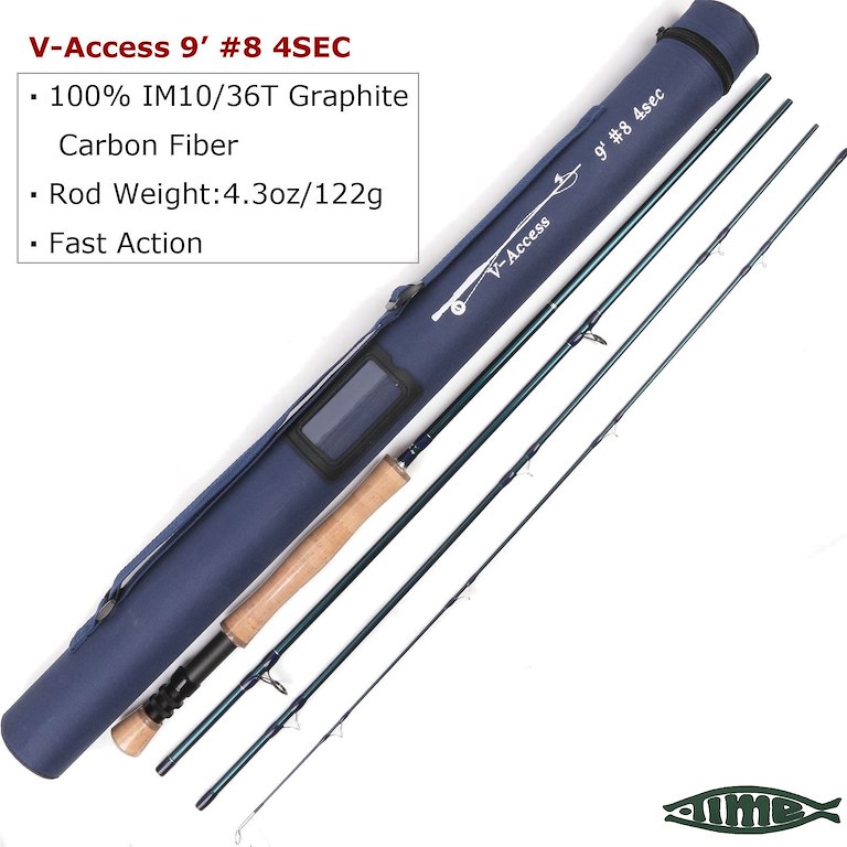 Fly Fishing Rod V Access 9" #8 4 psc