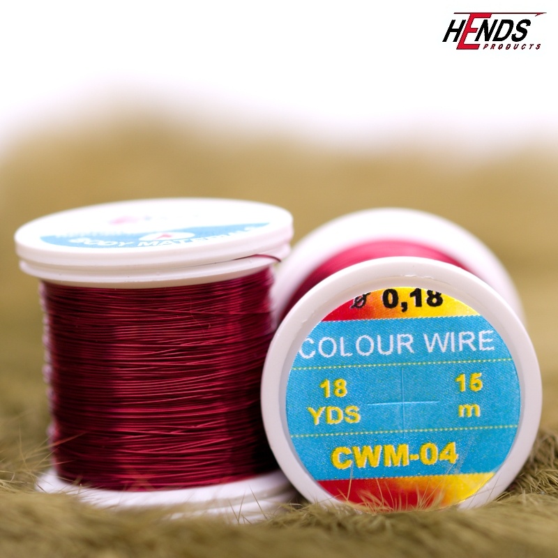 HENDS COLOR WIRE RED BROWN
