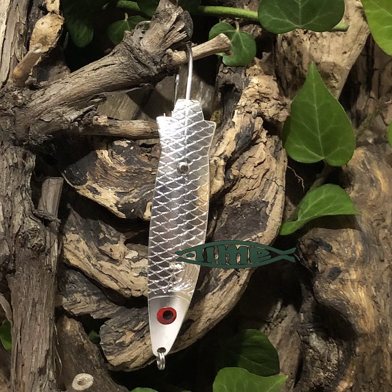 IDRA RECICKA RIBICA 9CM SREBRO TRAVA