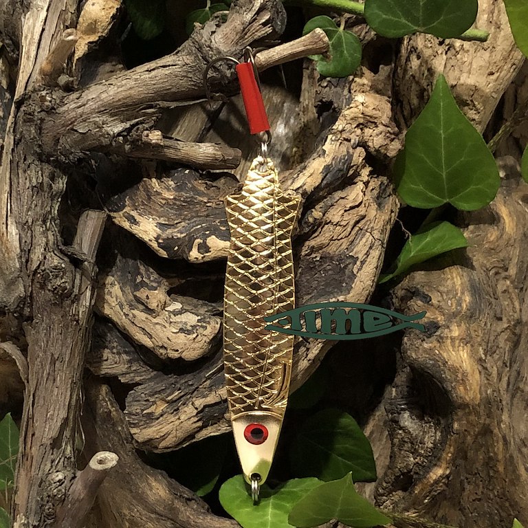 IDRA RECICKA RIBICA 9CM ZLATO TROKRAKA