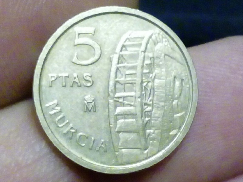 Spanija, 5 pezeta 1999