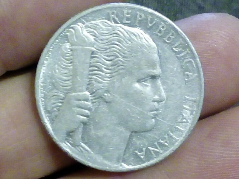 Italija, 5 lira 1950