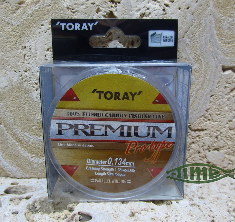 TORAY PREMIUM 100% FLUORO CARBON / 50M / 0.134MM