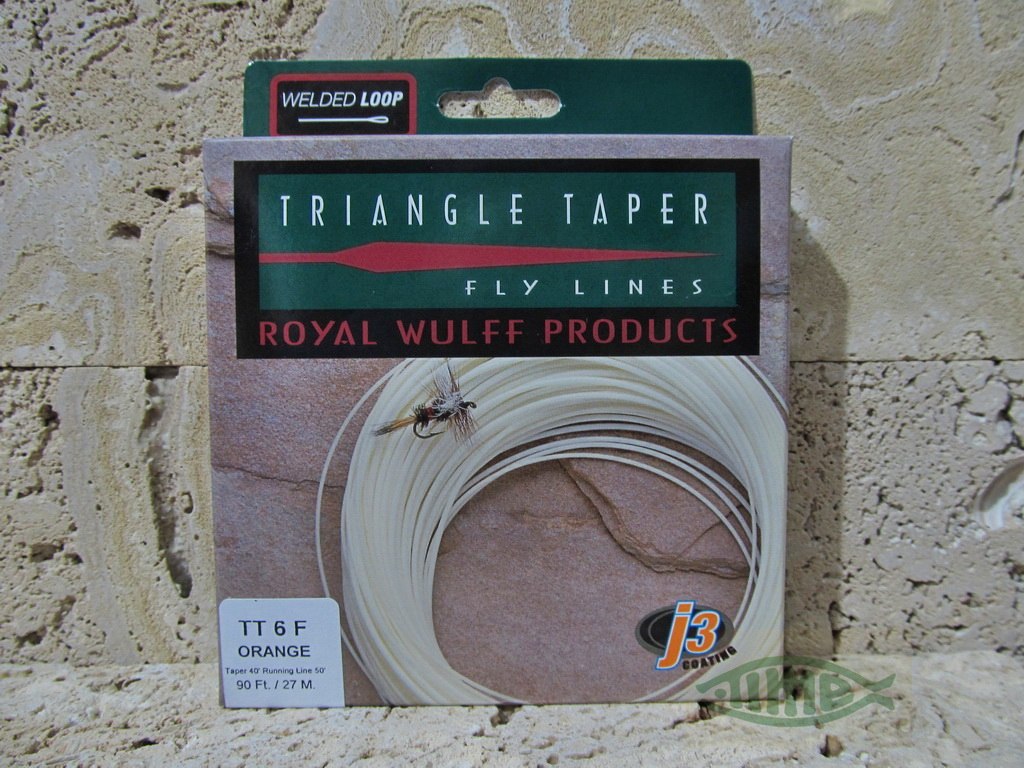 Triangle Taper fly line Royal Wulff TT7F Orange 90ft