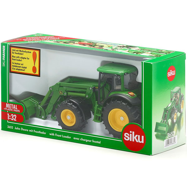 Siku Traktor John Deere sa bagerom 3652