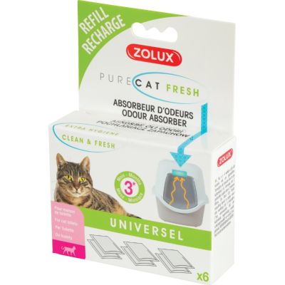 590302 Zolux Purecat Fresh Dopuna Za Filtere Za Uklanjanje Neprijatnih Mirisa