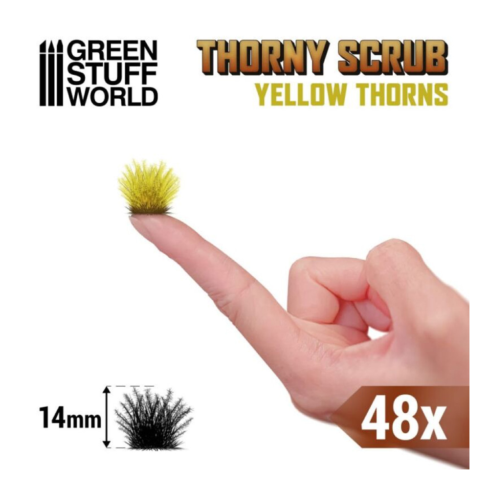 Thorny SPIKY Scrub - YELLOW THORNS