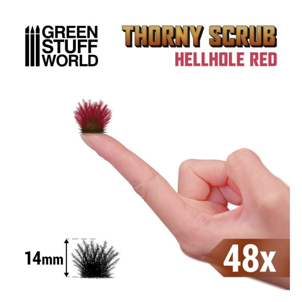Thorny SPIKY Scrub - HELLHOLE RED