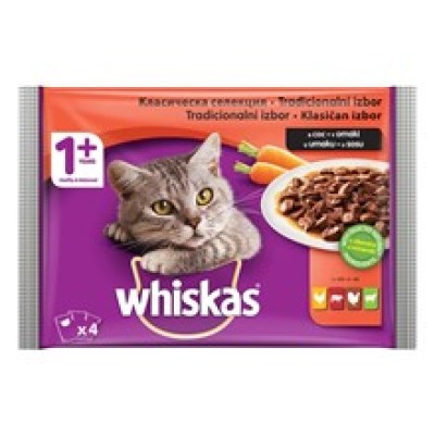 Whiskas Multipack Izbor mesa sa povrćem 4x100g