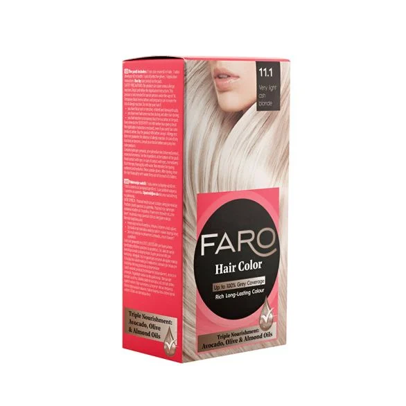 Faro farba za kosu 11.1 specijalno svetlo pepeljasto