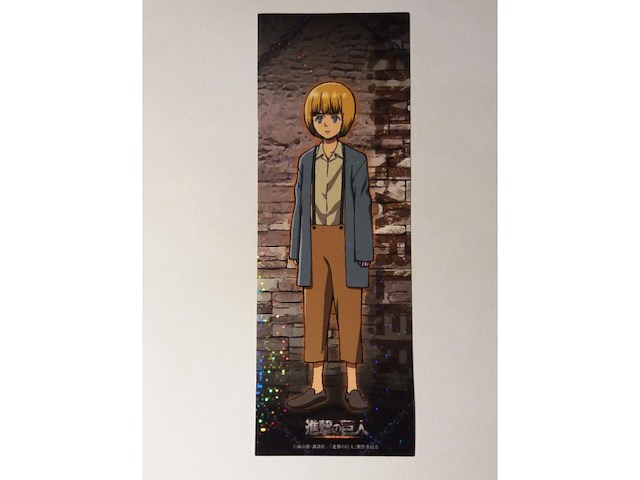 Attack on Titan anime stiker - sličica ( Armin )