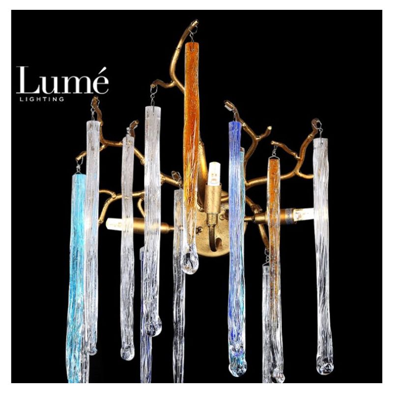 LUNA 163 ZIDNA LAMPA 3*G9 BRONZA