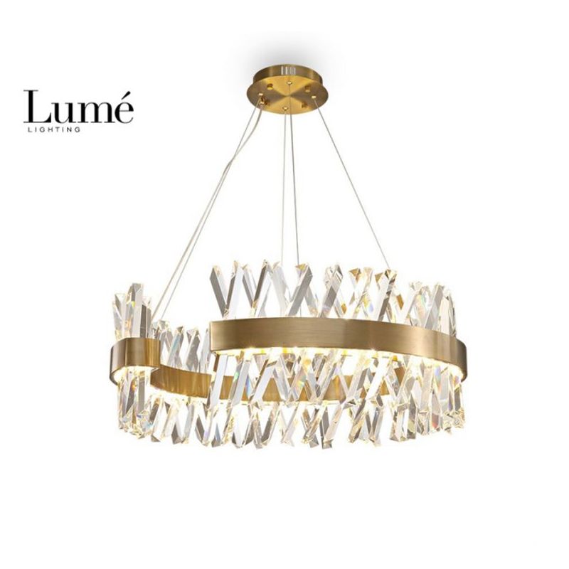 BELORE 5 LUSTER LED 68W 3000K ANTIQUE MESING