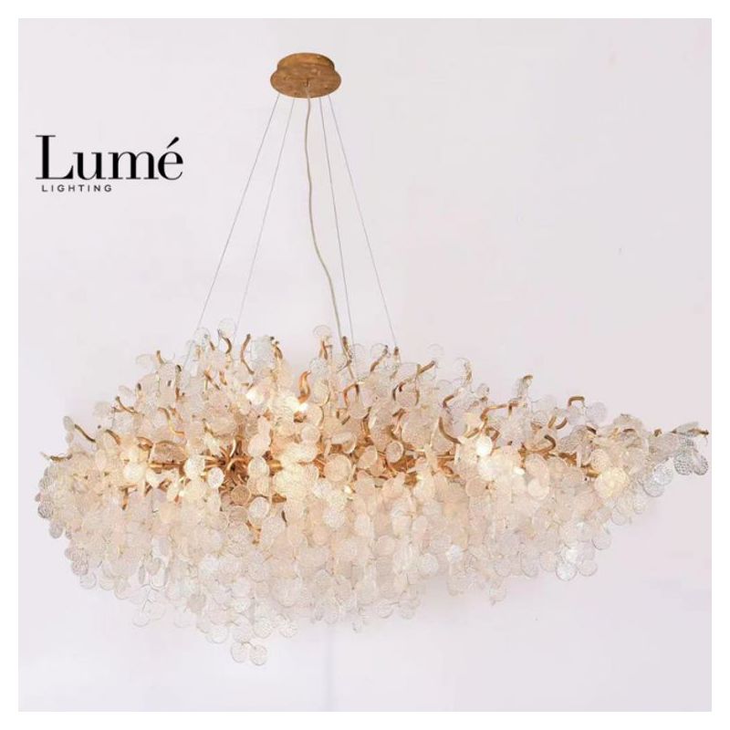 LUNA 204 LUSTER 20*G9 BRONZA (150*75 cm)