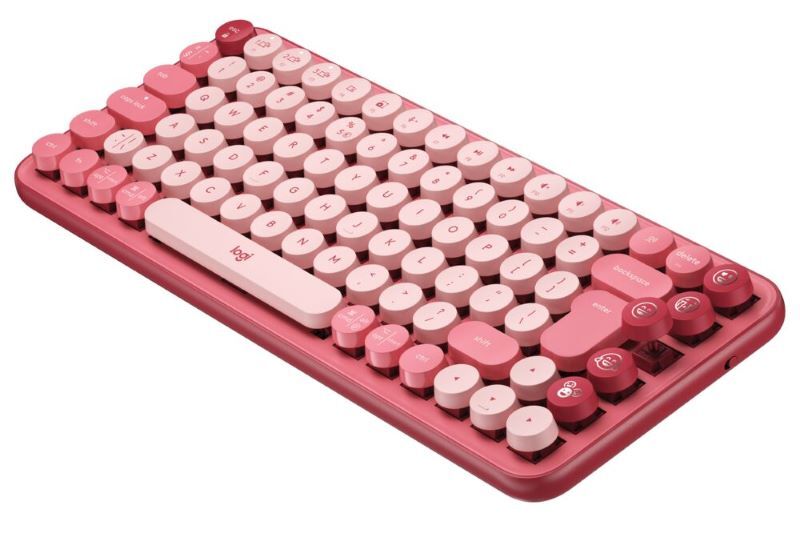Logitech Bežična tastatura Pop Keys with Emoji (Roze) 920-010737ID EK000487374