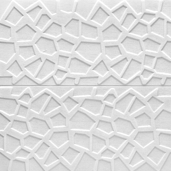 Trodimenzionalne 3D samolepljive tapete – Reljefne – Prava Treća dimenzija – Mreža bela
