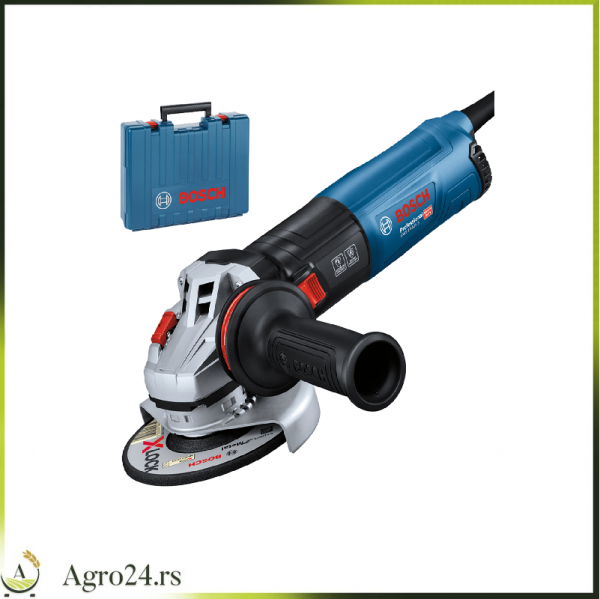 BOSCH® Ugaona brusilica 14-125 S u koferu sa štitnikom