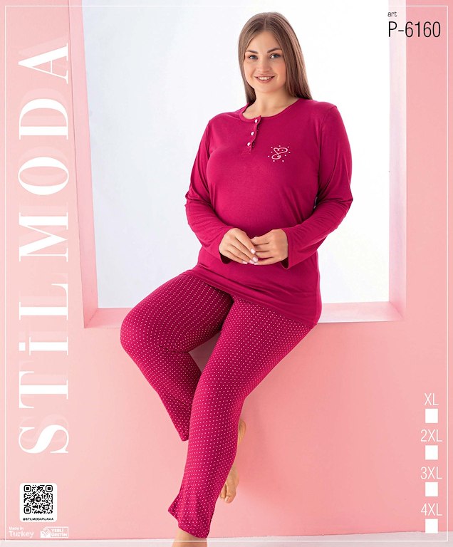 Pidžama ženska Stil Moda 6160