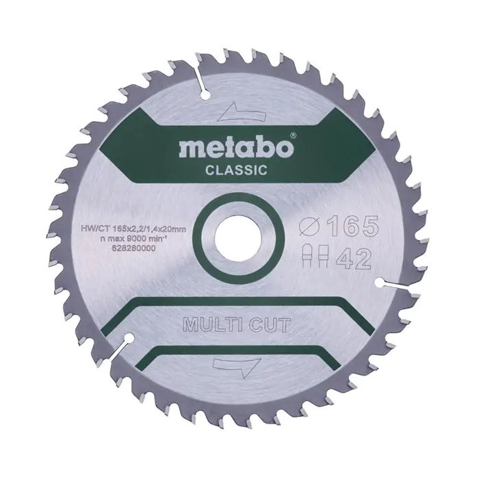 Metabo kružna testera Classic-Multi Cut 165x20 42 zuba